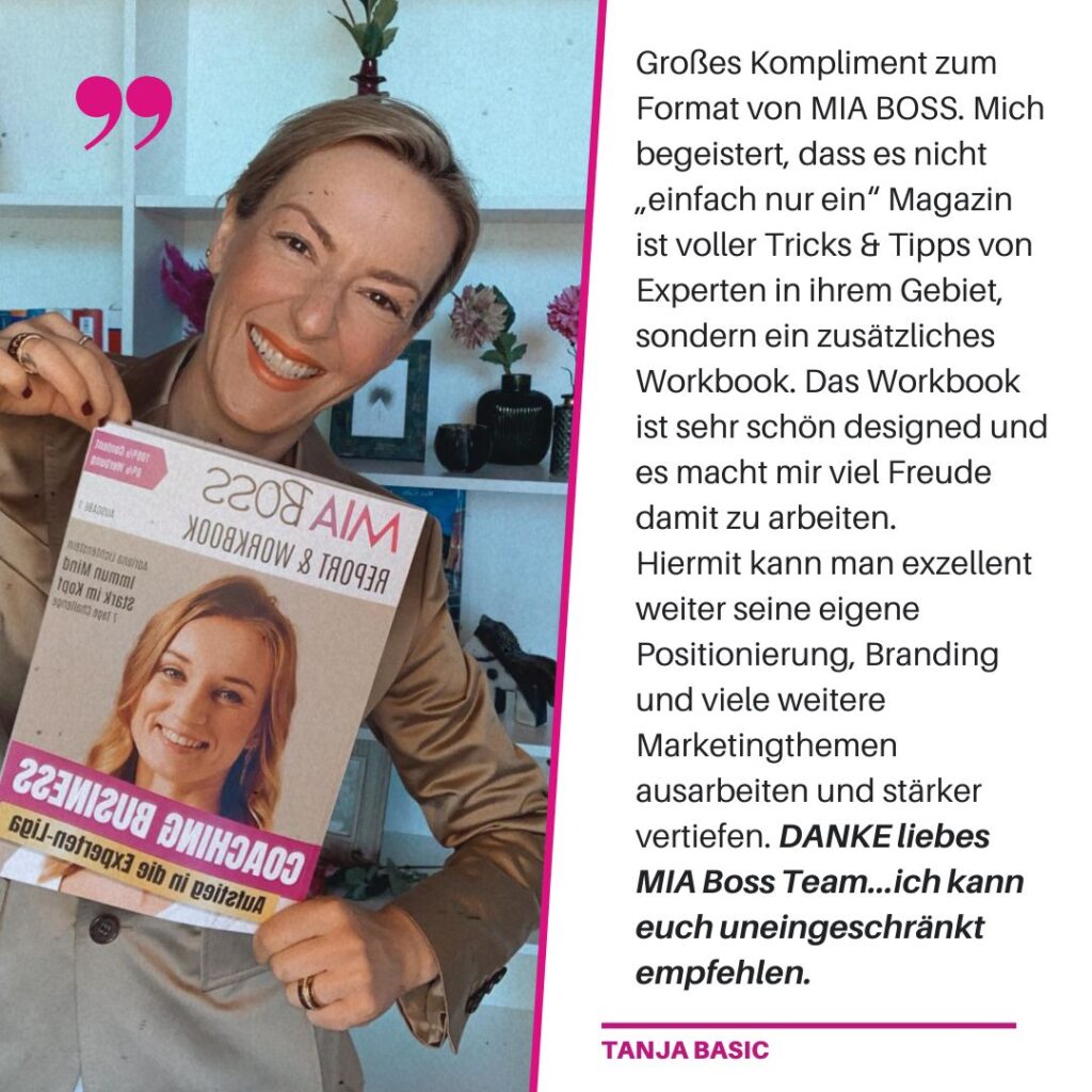 MiaBoss - Ausgabe 1 bestellen