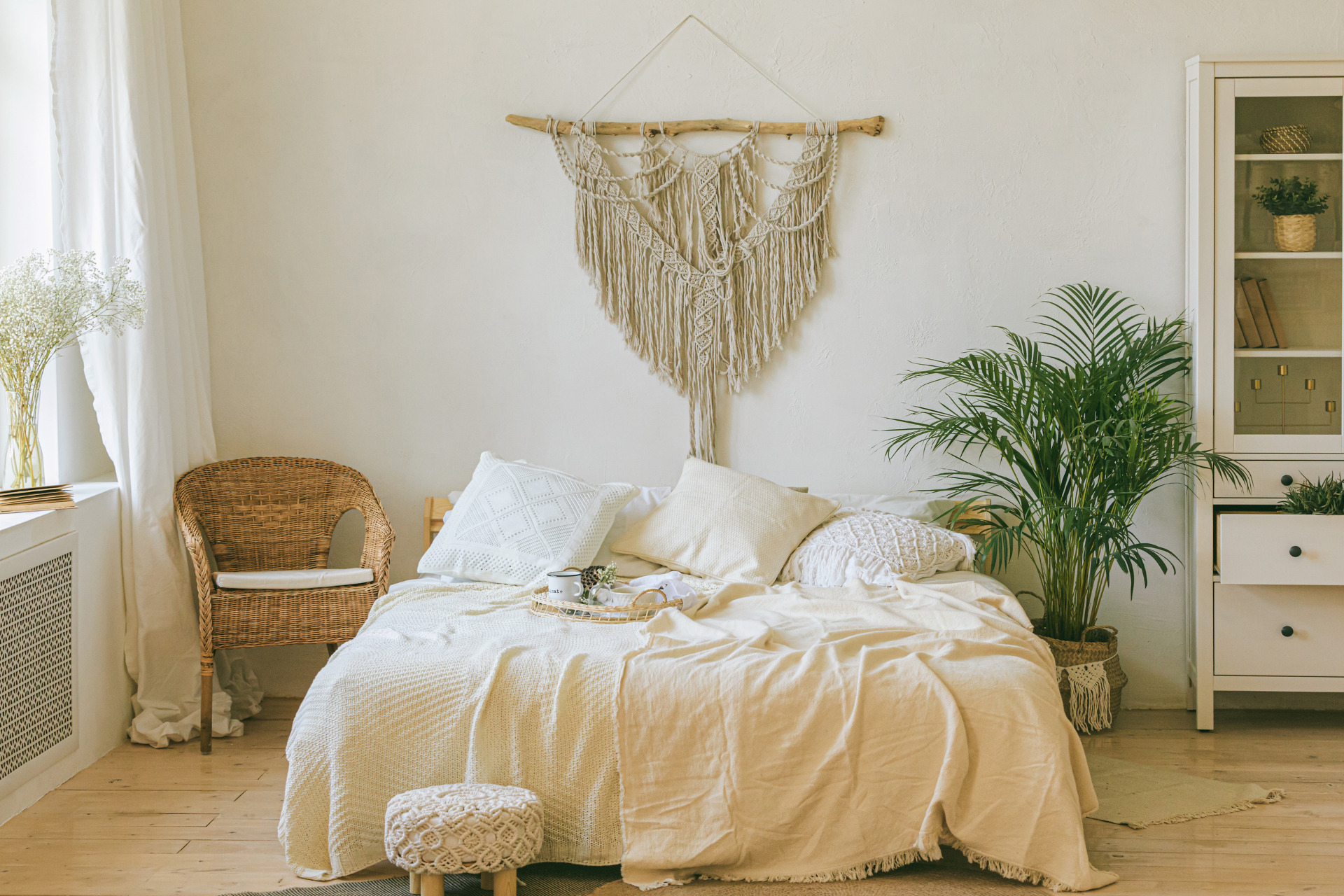 Mit diesen Tipps Schlafzimmer im Boho-Stil einrichten