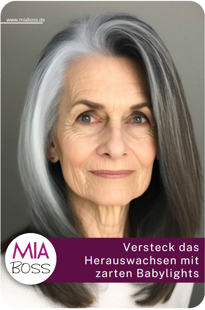 Spannende Graue Haare Mit Schwarzen Strahnen Bilder Ebenbild