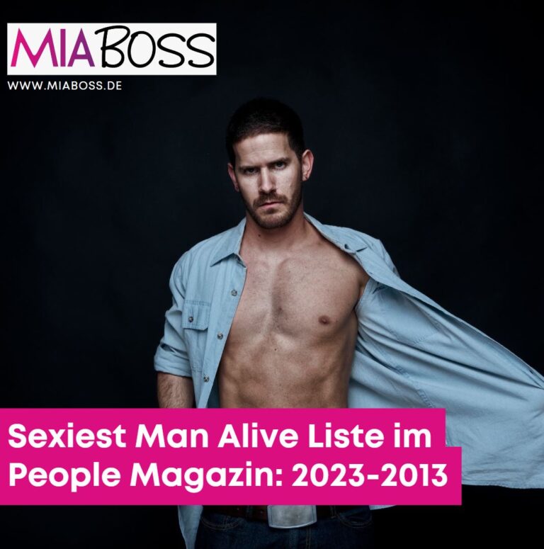 Sexiest Man Alive Liste: Die heißesten Männer der letzten 10 Jahre